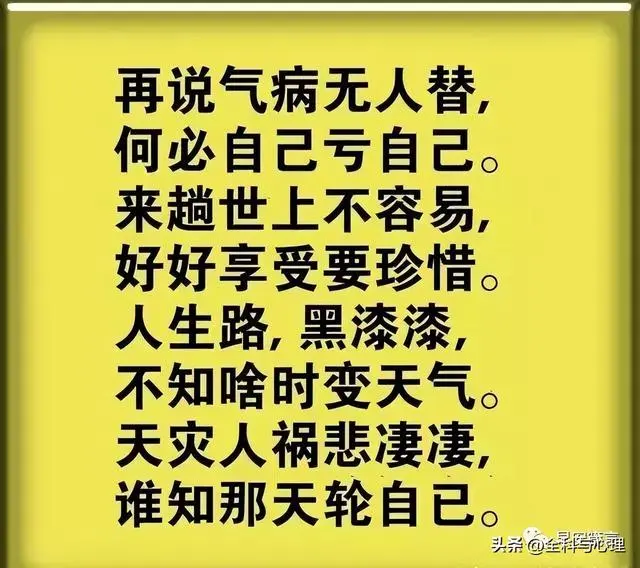 人生大总结,写的真好
